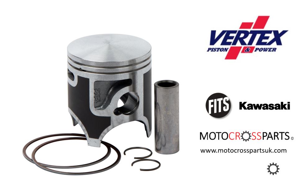 Vertex KX85 Piston Kit Kawasaki KX85 2001 - 2013 at MotoCrossPartsUK ...