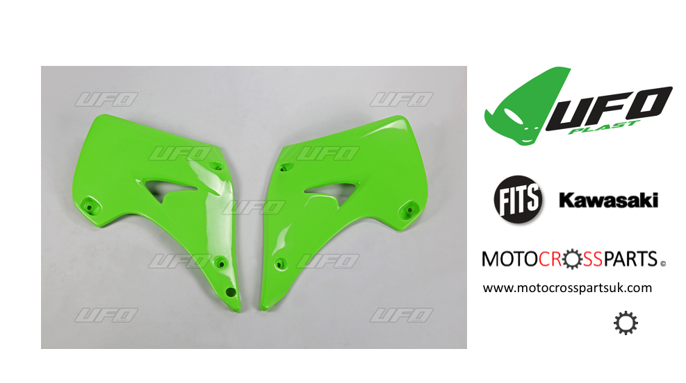 KAWASAKI RADIATOR COVERS KX 125 250 (03-08) (KA03738) | at Motocross ...