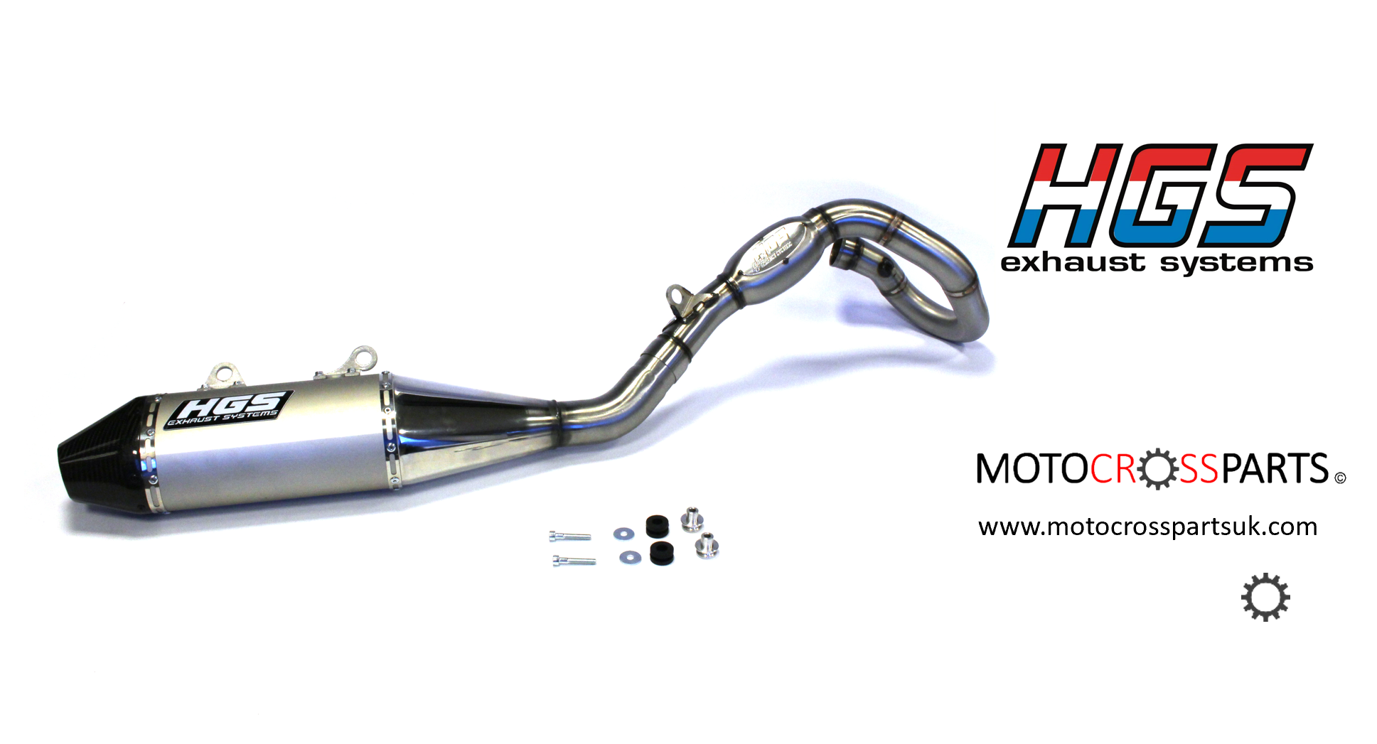 Exhaust System HGS Full FC450 SXF450 2016 | Motocross Parts UK